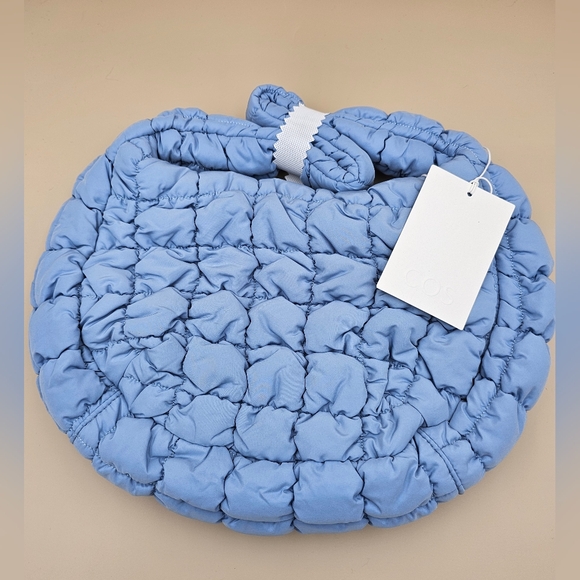 COS | Bags | Cos Baby Blue Quilted Bag | Poshmark